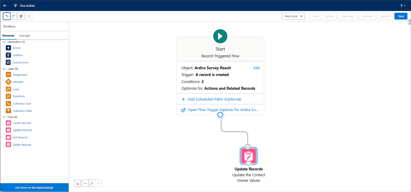 Task Record + NPS - SurveyVista