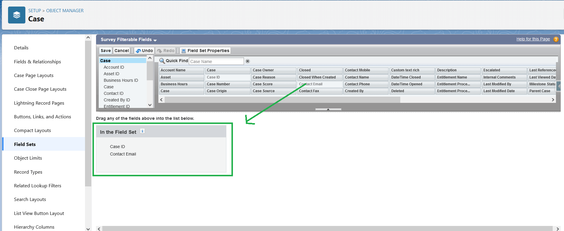 Configure “Survey Filterable Fields“ - SurveyVista