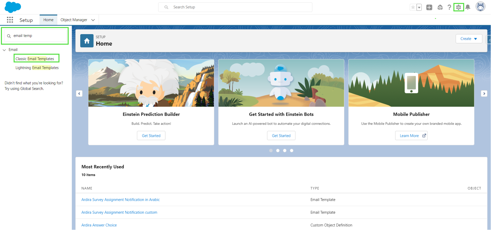 Assign A Survey With A Language Specific Email Template To A Contact