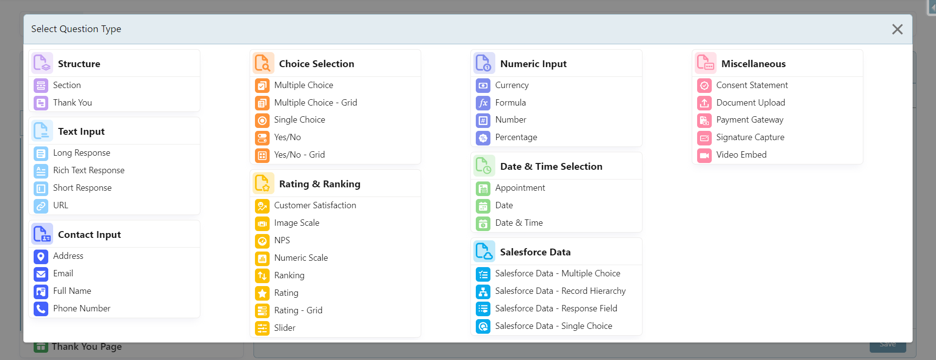 Introduction to Question Types