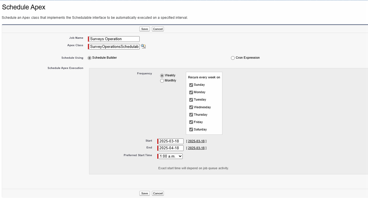 Schedule Future Notification with Advanced Notification