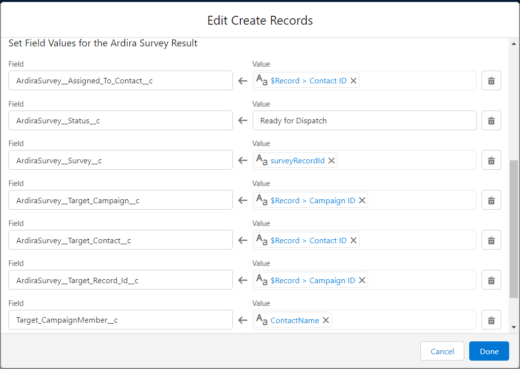 Configure Flow to Send a Survey to Campaign Members on Campaign Status ...