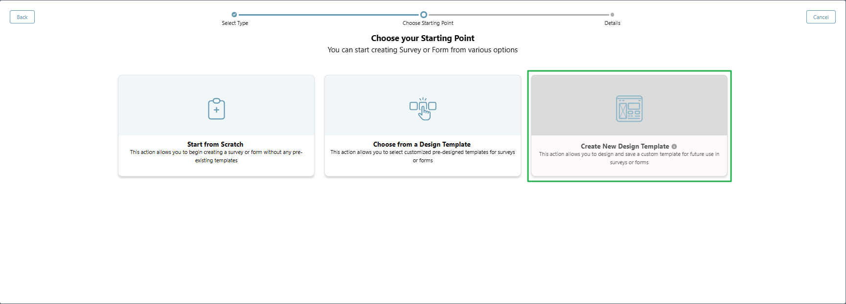 Survey Design Templates