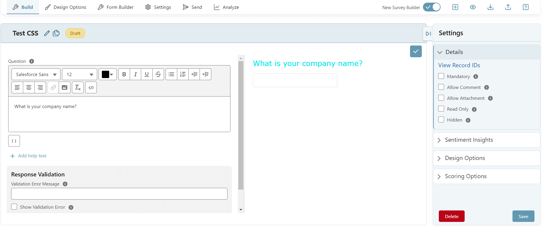 Advanced Styling Options (using custom CSS) - SurveyVista