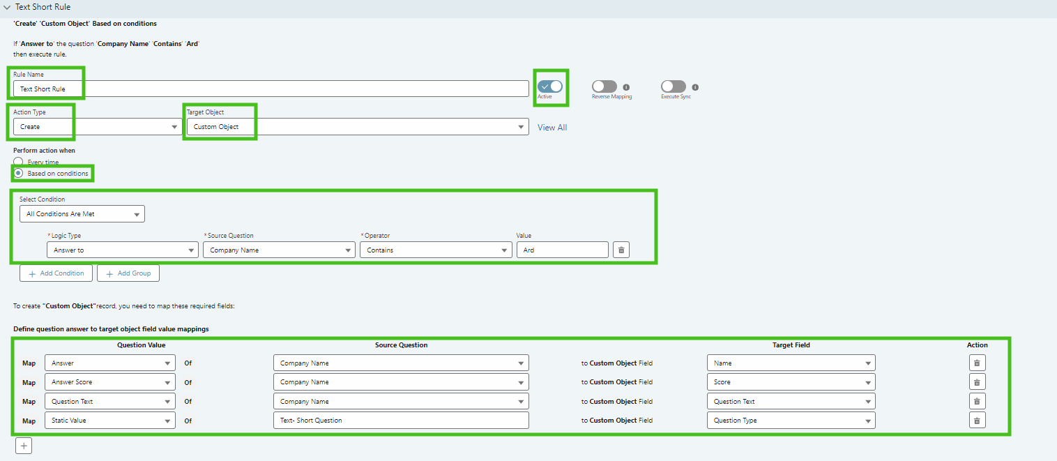 Create Multiple Custom Object Records Surveyvista