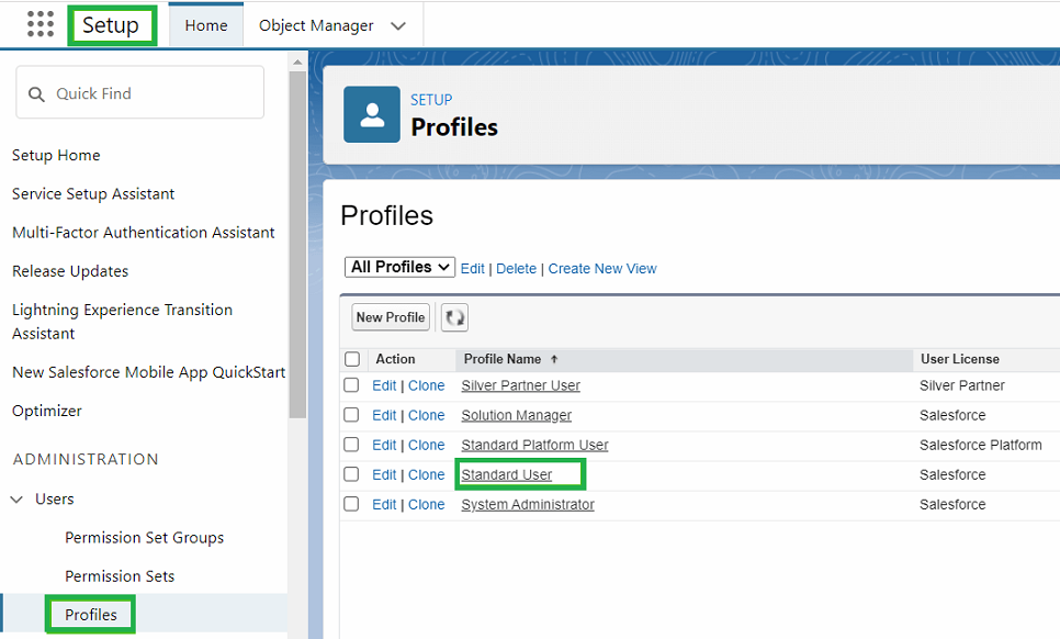 SurveyVista Custom Permissions