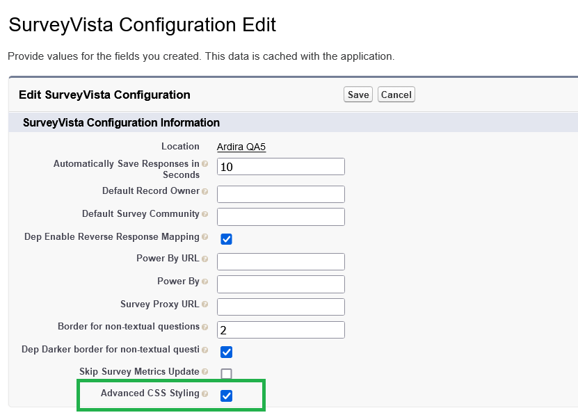 Advanced Styling Options (using custom CSS) - SurveyVista