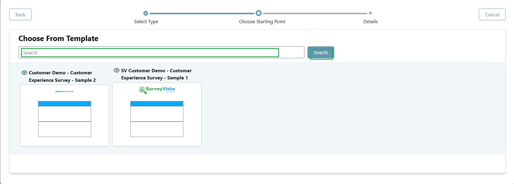 Survey Design Templates
