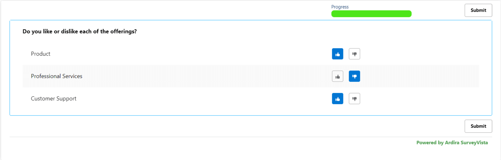 Question and Survey Score Calculation - SurveyVista