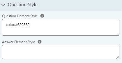 Advanced Styling Options (using custom CSS) - SurveyVista