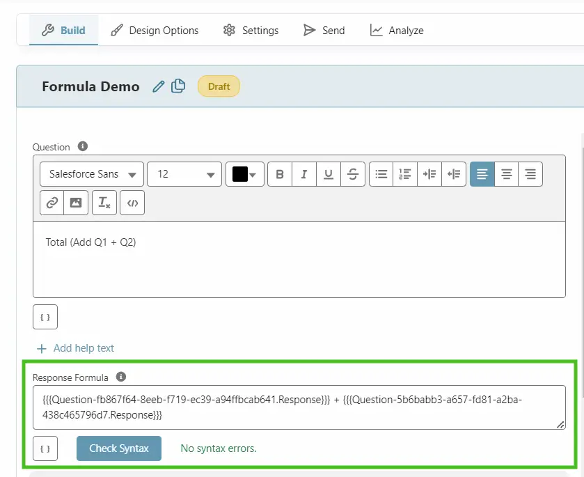 Formula Question - SurveyVista