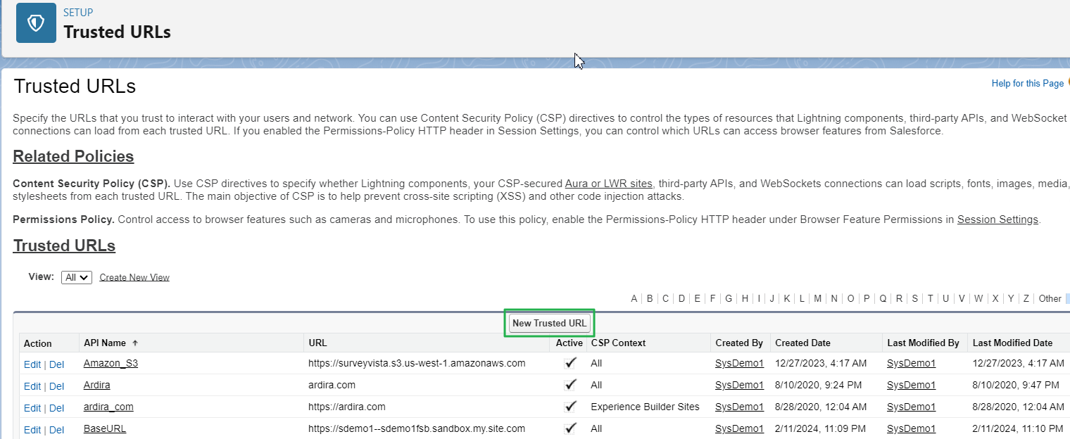Geo Location Configuration - SurveyVista