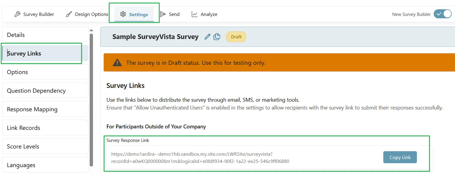 Enable Survey Access for Experience Cloud - SurveyVista