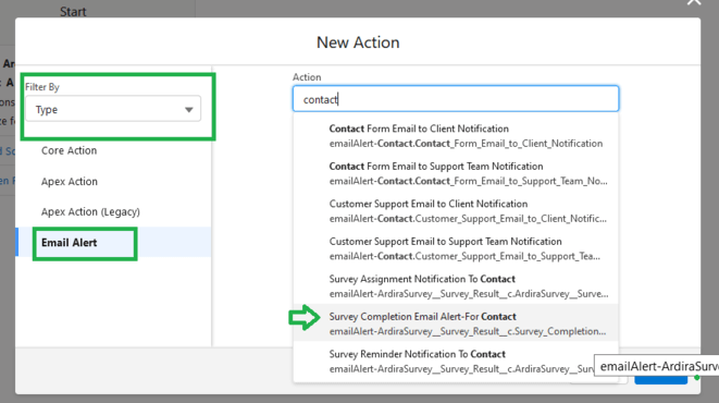 Configure Flow to Send a Survey Result to Assignee