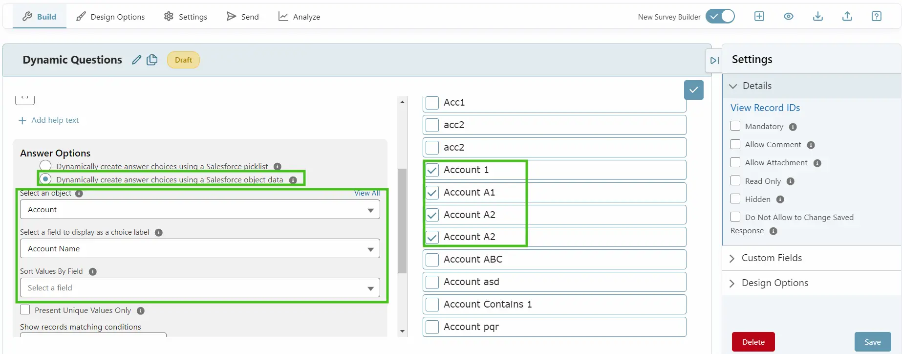 Salesforce Data – Multiple Choice (previously known as Multiple – Using ...