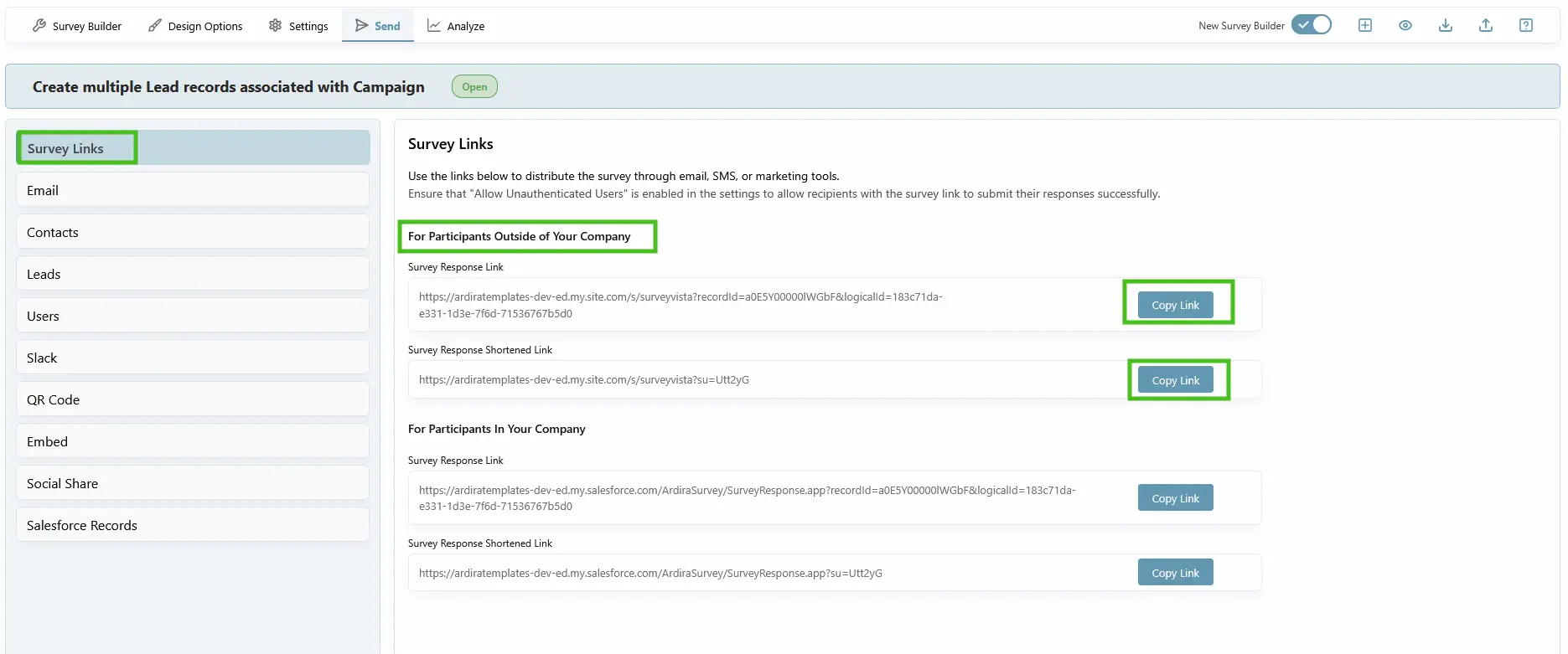 Create multiple Lead records associated with Campaign - "Campaign-Lead ...
