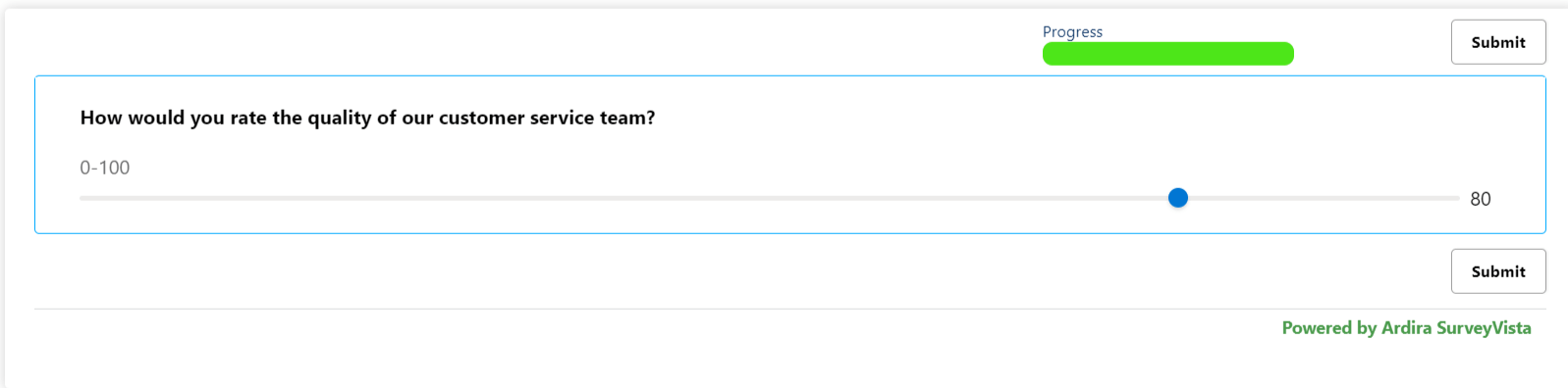 Question and Survey Score Calculation - SurveyVista