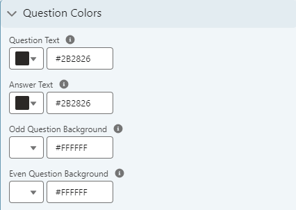 Advanced Styling Options (using custom CSS) - SurveyVista