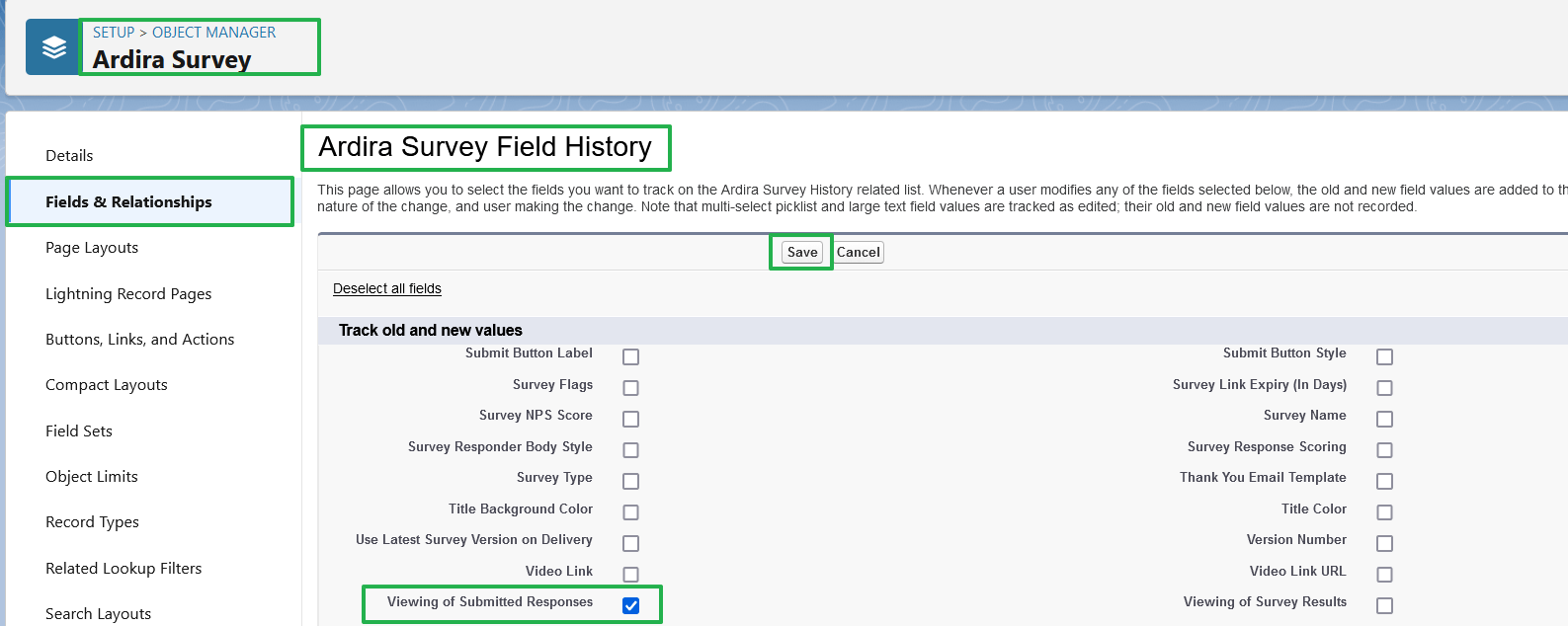 Manual Configuration Changes