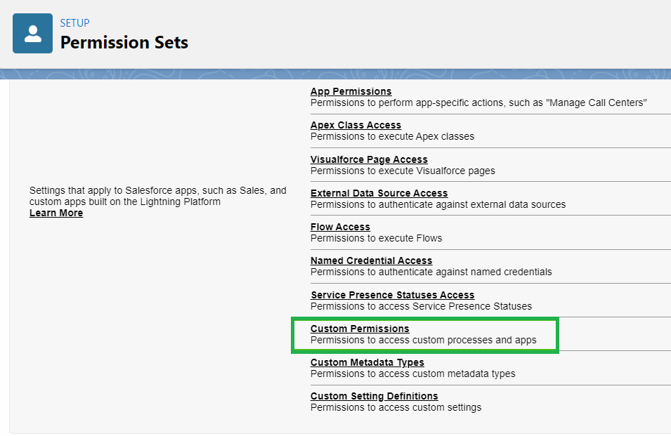 SurveyVista Custom Permissions