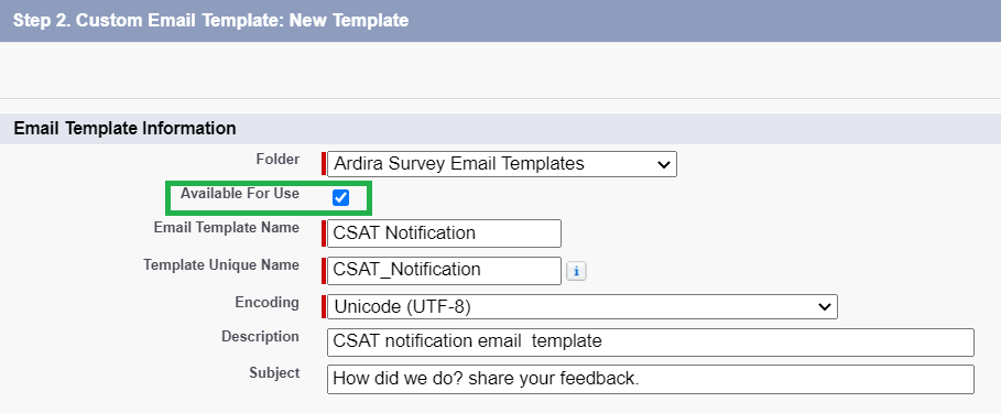 Survey Notifications - SurveyVista