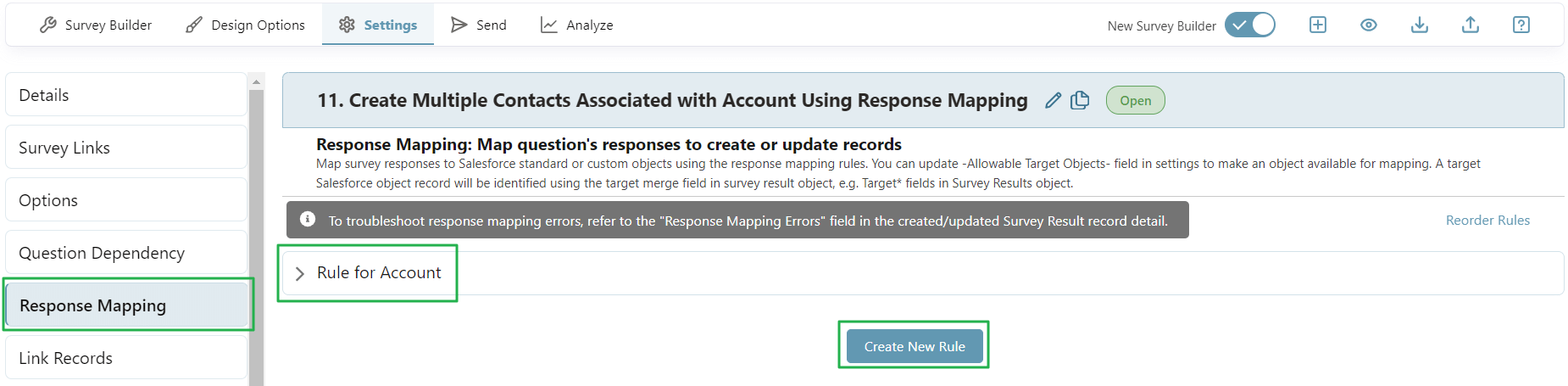 Create multiple contacts associated with an account - "Account-Contact ...