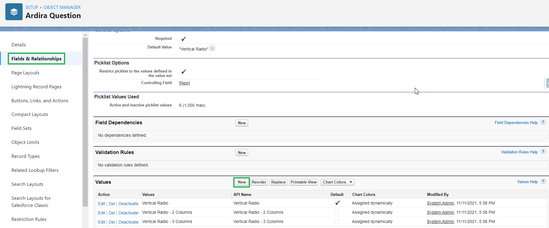 Manual Configuration Changes