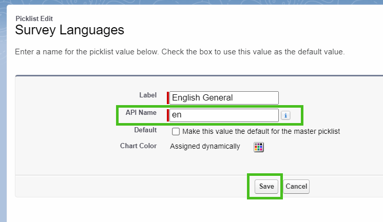 Configure language of survey responses dynamically based on the field ...