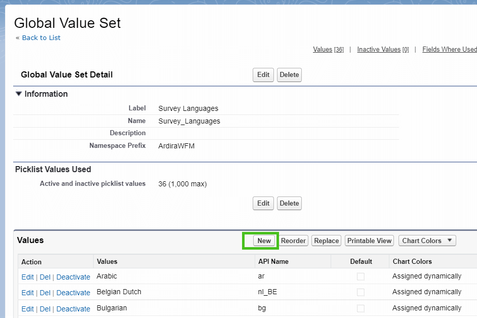 Configure language of survey responses dynamically based on the field value of the recipient/target