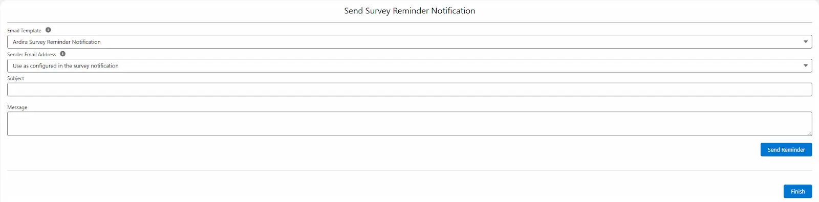 Send Reminder to Multiple Participants via Survey Results - SurveyVista