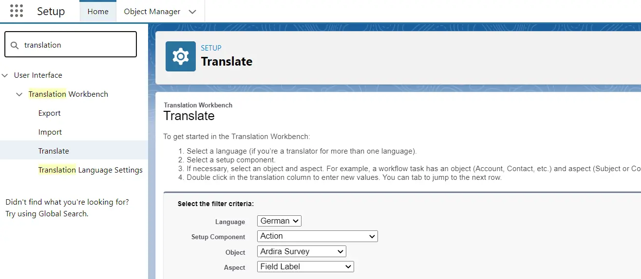 How to configure “My Assigned Surveys” Component