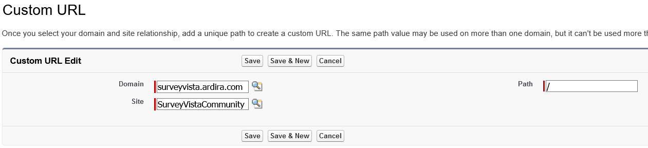 Configure a Survey with Personalized Survey URL - SurveyVista