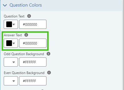 Advanced Styling Options (using custom CSS) - SurveyVista