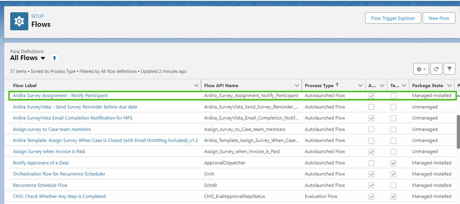 SurveyVista Package Uninstallation Steps - SurveyVista